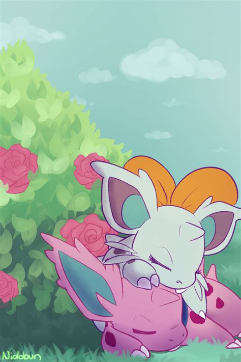 Nidoran Nidoran And Nidoran Pokemon Drawn By Nidobun Danbooru