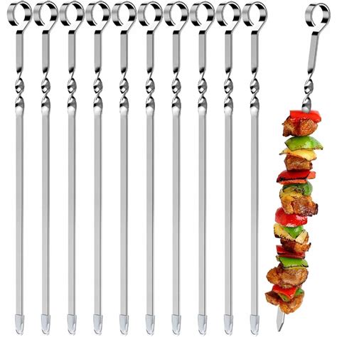 SZPIKULCE DO SZASZŁYKÓW NA GRILL 40CM ZESTAW 10SZT 12249903157 Allegro pl