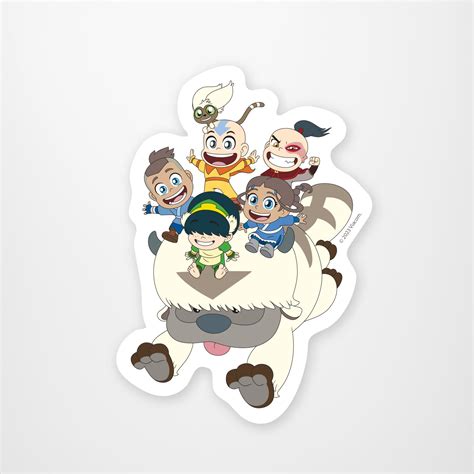 Chibi Atla Vinyl Sticker