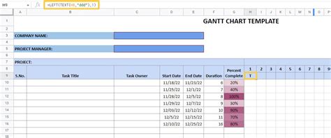 How To Make A Gantt Chart In Google Sheets Coefficient
