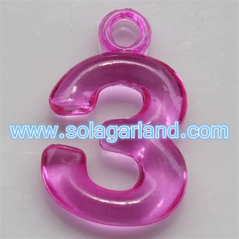 20 30mm 아크릴 투명 불투명 숫자 비즈 매력 펜던트 의 고품질 20 30mm 아크릴 투명 불투명 숫자 비즈 매력 펜던트