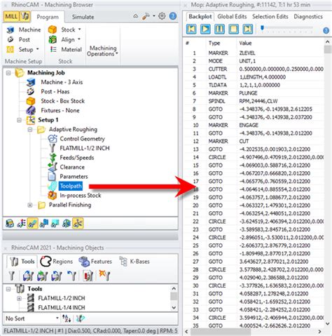 Profile Nest Module Edit Operations Toolpath Editor