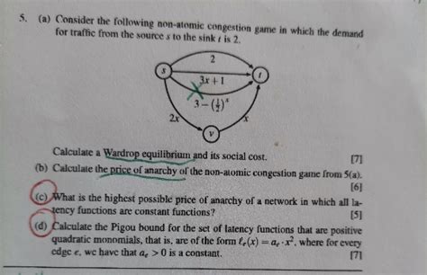 Solved A ﻿consider The Following Non Atomic Congestion