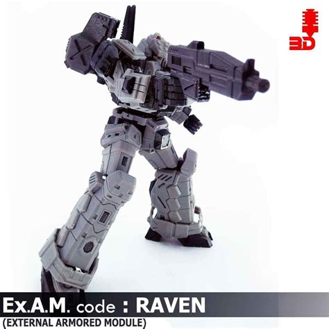 Armored Core Last Raven Mecha 3dprint Articulated Action Figure 3d Model 3d Printable Cgtrader