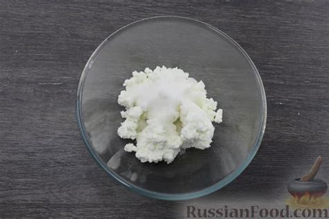 Рецепт: Творожное суфле с яблоками на RussianFood.com