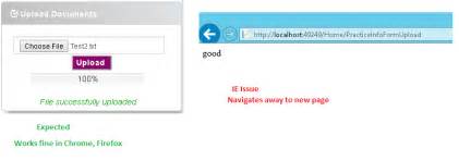 Jquery Form Plugins File Upload Issue When String Returned
