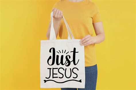 Just Jesus Bible Quote Svg Vector Graphic By Uttam Das Creative Fabrica