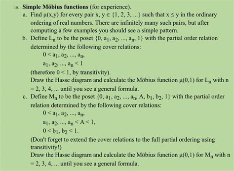 Simple Möbius Functions For Experience A Find