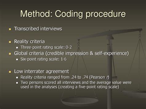 criteria used for statement analysis in courts and asylum procedures