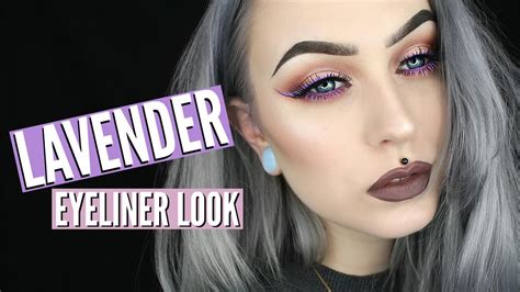 Lavender Eyeliner And Mascara Evelina Forsell Youtube
