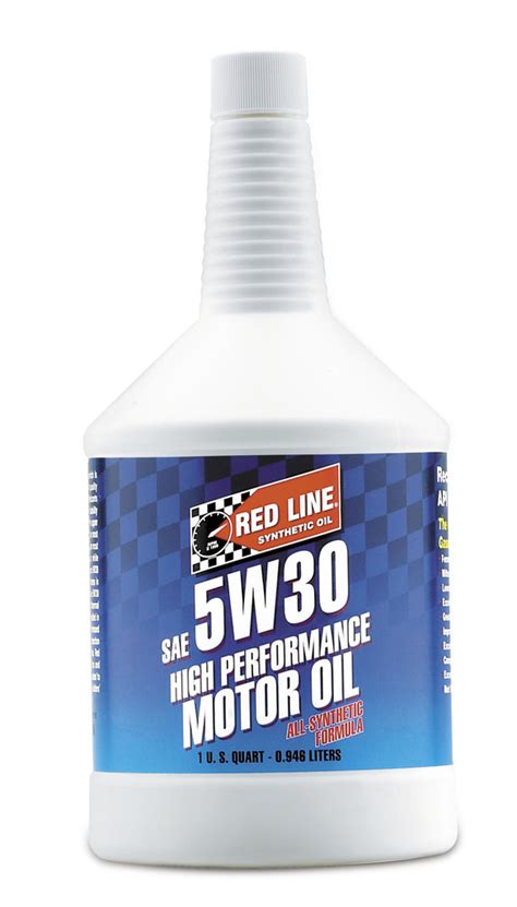 5W30 Motor Öl SAE 0,95 Liter - RED LINE Synthetic Öle und Additive