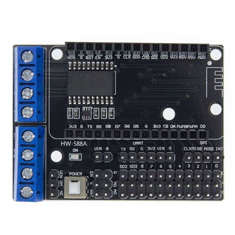 Nodemcu Motor Shield Board L293d For Esp 12e From Esp8266 Esp 12e Kit