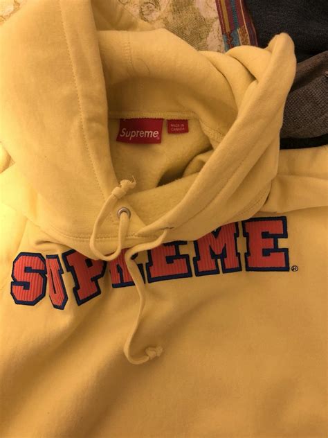 Supreme Yellow Supreme Hoodie 🔥🔥 Grailed