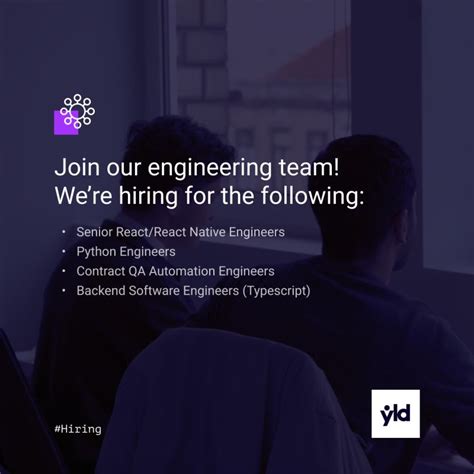 Yld On Linkedin Engineeringjobs Jobalert Hiringnow Hiring