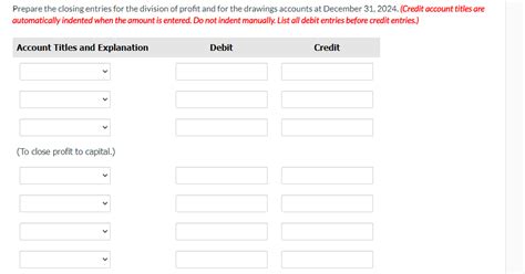 Solved To Close Profit To Capital To Close Drawings Chegg Com