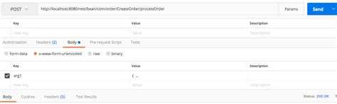 Java Atg Rest Service Not Getting Raw Post Json Data From Postman