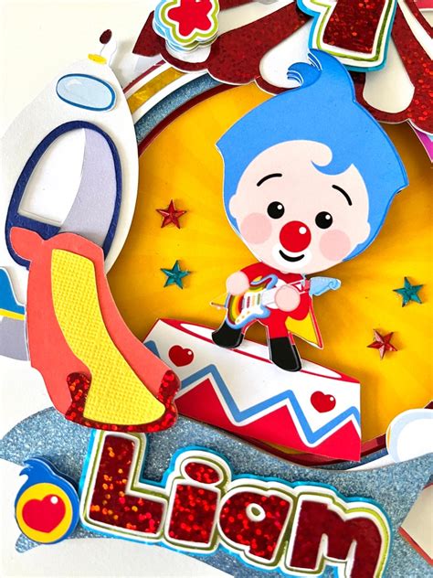Plim Plim Cake Topper Plim Plim Party Decorations Circus Etsy