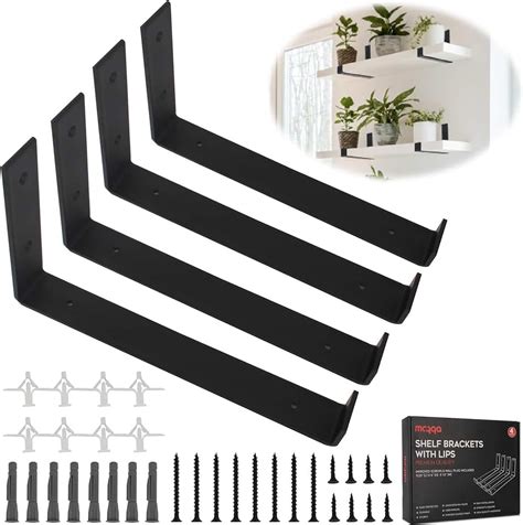 Floating Glass Shelf Brackets