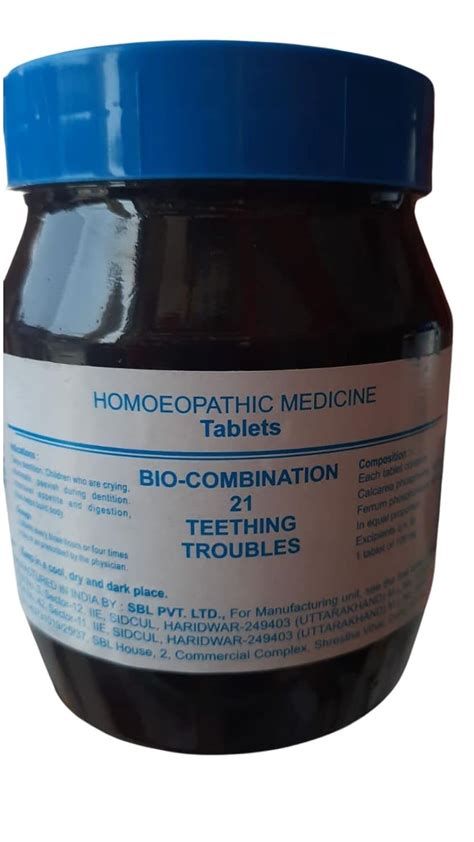 Buy SBL BIO Combination 21 Teething Troubles 450 G X 2 Homoeopathic