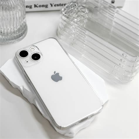 링고룸 [단독할인💗오늘출발]아이폰 투명 케이스 초슬림 하드 젤리 카드 폰꾸 커플 생일 휴대폰 선물 여행 가을 겨울 코디 변색없는 풀커버 초슬림 11 12 13 14 15