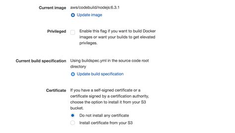 How Can I Have Multiple Codebuild Buildspec Files In Different