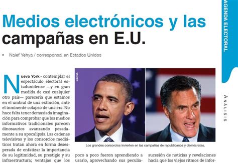 Naief Yehya Corresponsal En Eu Habla Sobre Medios Electrónicos En