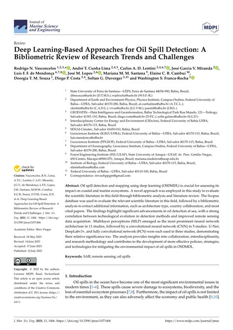 pdf deep learning based approaches for oil spill detection a
