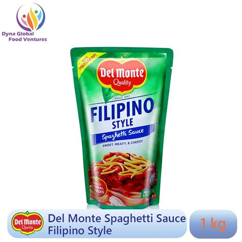 Del Monte Filipino Style Spaghetti Sauce The No 1 Spaghetti Sauce In