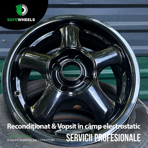 Vopsire Jante In Camp Electrostatic Safe Wheels Iasi