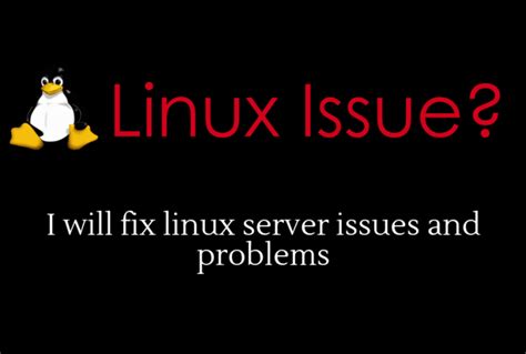 fix linux server issues and optimize by thegeekbit fiverr