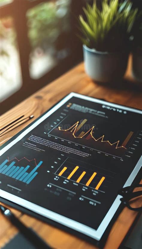 Elegant Data Visualization Template Sophisticated Chart Design In A Sleek Rectangle Format Stock