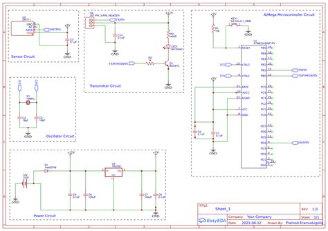 WirelessTempSensor EasyEDA Open Source Hardware Lab