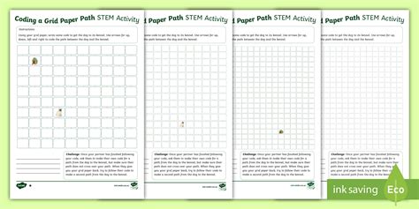 Coding A Grid Paper Path Stem Activity Digital Technologies