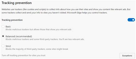 Microsoft Adds Tracking Prevention Feature To Edge Minitool