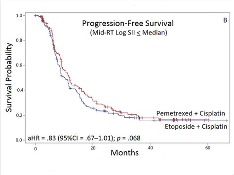 Kaplan Meier Estimates Of Progression Free Survival Pemetrexed