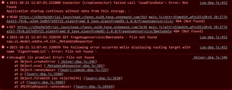 Deployed App Not Working Metadata File Not Fo SAP Community