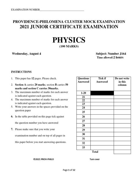 Physics Jce Mock 2021 Pdf Density Moon