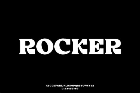 Premium Vector Unique Modern Futuristic Alphabets Display Font Vector