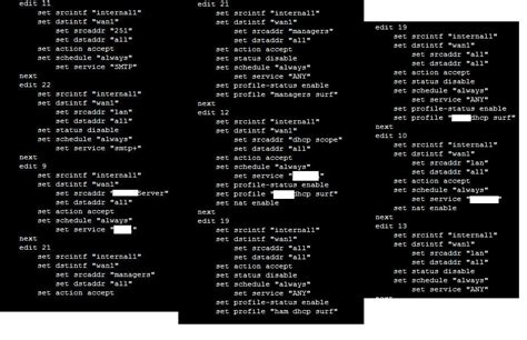 Policy Wont Work Fortinet Community