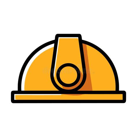 Construction Helmet Icon Construction Hard Hat Icon Cartoon Icon Of