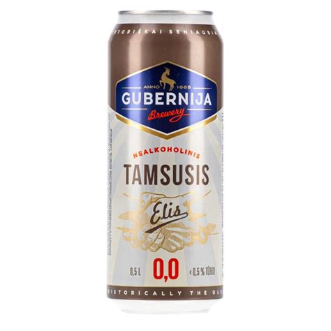 Nealkoholinis Alus Gubernija Naked Brown Ale Nealk Alus L Iki