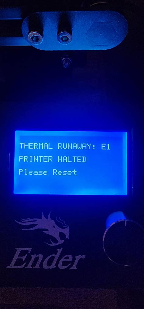 Ender Neo Error Code R Fixmyprint