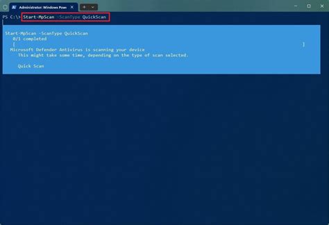How To Control Microsoft Defender Antivirus From Powershell On Windows 11 Windows Central