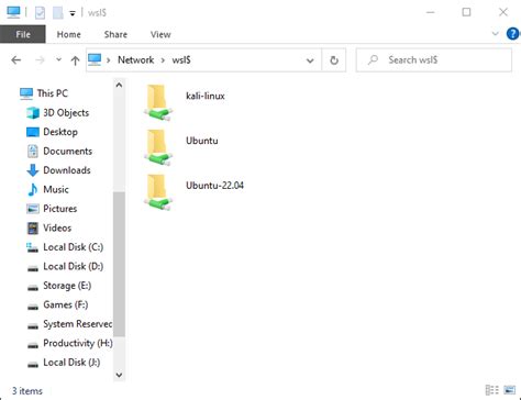 Как получить доступ к файлам Linux Wsl в Windows 10