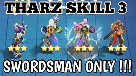 Tharz Skill Combo Swordsman Only Ling Thunder Titan Mode Combo