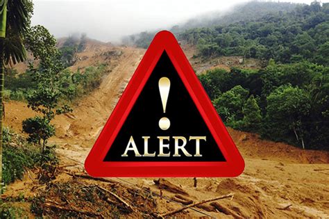 ‘red Landslide Warnings Issued For 4 Districts
