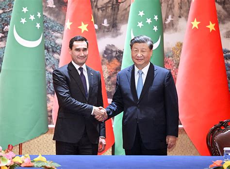 习近平会见土库曼斯坦总统别尔德穆哈梅多夫 中国政府网