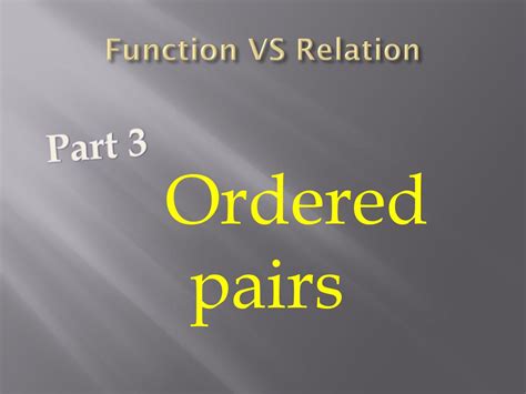 Relations And Functions Ppt Download