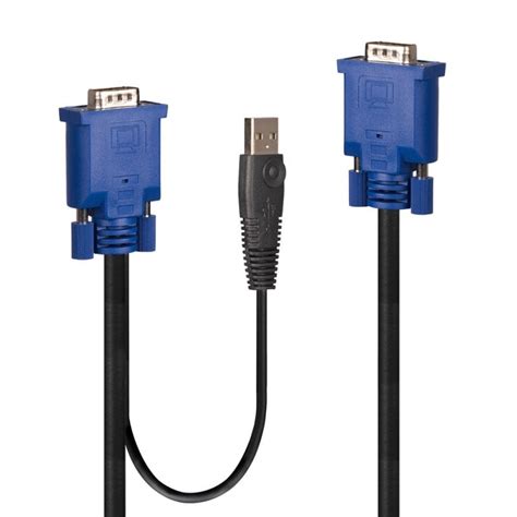 M Combined KVM USB Cable Cables Adapters From Lindy UK