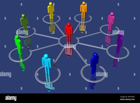 3d Illustration People In Silhouette Men And Women Are Related And
